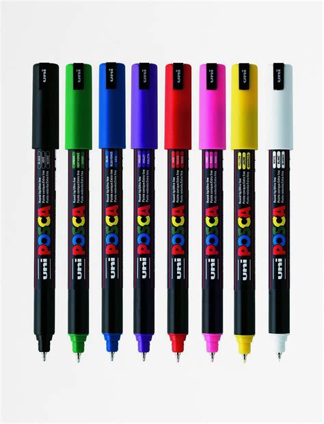 Uni Posca Pc 1mr Sett 8stk Poku No
