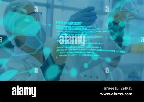 Animation Of Scientific Data Processing And Human Brains Over Asian