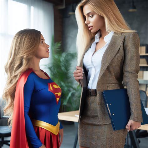 Ai Supergirl Dall E 3 C By Bradbarry2 On Deviantart