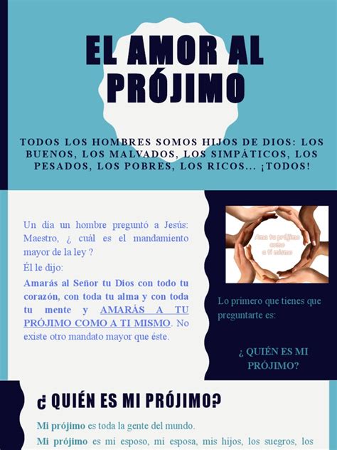 Amor Al Prójimo Significado Y Ejemplos Pdf Amor Jesús