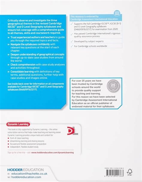 Cambridge Igcse® And O Level Geography 3rd Edition