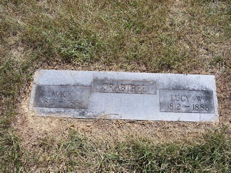 Lucy C Wilkinson Crabtree 1812 1888 Find A Grave Memorial