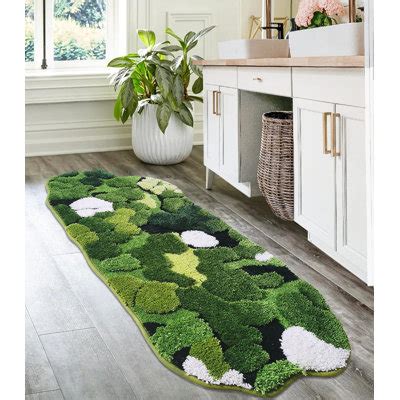 Green Leaf Bath Rug
