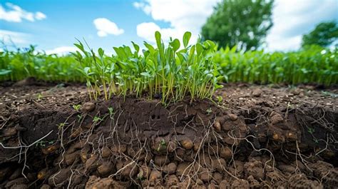 Cover Crop Root Mass Display The Extensive Wallpaper Premium Ai