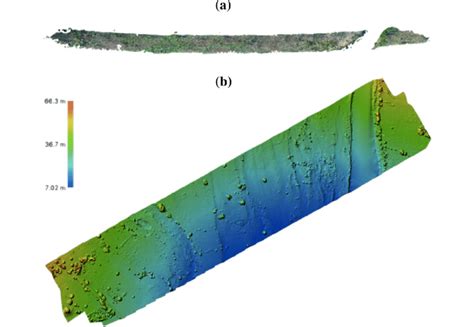 A Dense Cloud Of Points Showing The Bowl Effect On Uav Derived Dem B