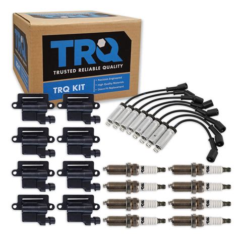 Amazon.com: TRQ Ignition Kit Ignition Coil Set Spark Plugs Spark Plugs Wire Set Compatible with ...