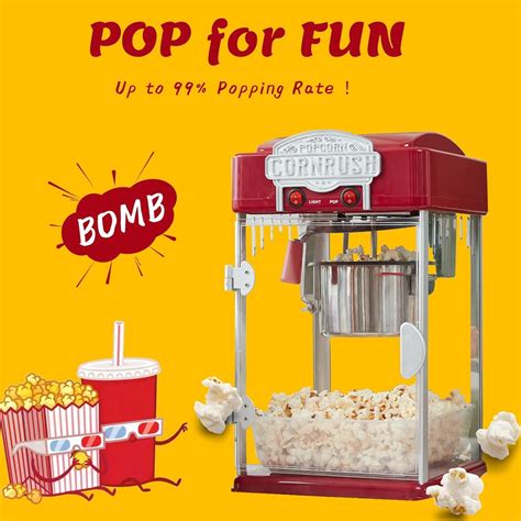 Popcorn Popper Machine 4 Oz Vintage Review Cooking Appliance World