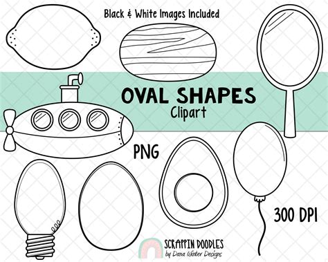 Oval Shape Objects Clipart 5788849 Clipart Library