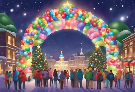 Inflatable Christmas Arch Bring In Holiday Cheer