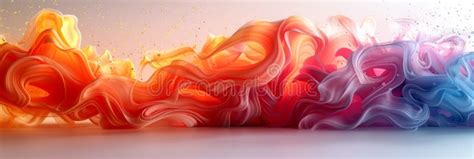 Vibrant Gradient Colors Blend Smoothly Creating Mesmerizing Visual