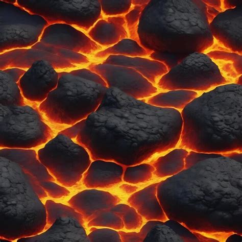 Premium Ai Image 3d Rendered Abstract Cooled Lava Background Volcanic