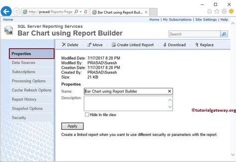 Cached Reports In SSRS