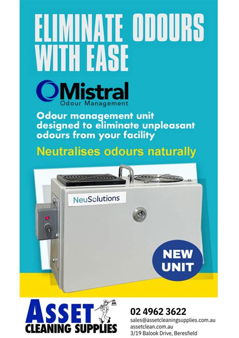 Mistral Odour Control Unit Asset Cleaning Supplies