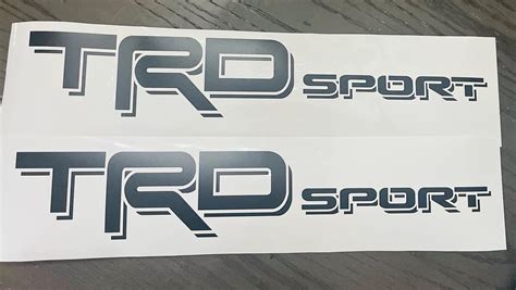 Trd Decals Trd Sport Toyota Tundra Trucks Tacoma Trd Stickers