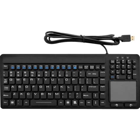 Dsi Kb Jh 107 Industrial Silicone Waterproof Usb Keyboard With Touchpa Network Hardwares