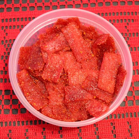 Chamoy Strawberry Sour Belts Sophias Spicy Treats