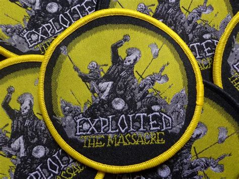 Woven Patch The Exploited The Massacre