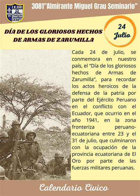 Ie N° 3081 Almirante Miguel Grau Seminario 24 De Julio Día De