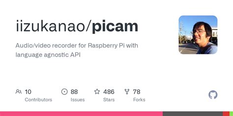 Github Iizukanaopicam Audiovideo Recorder For Raspberry Pi With