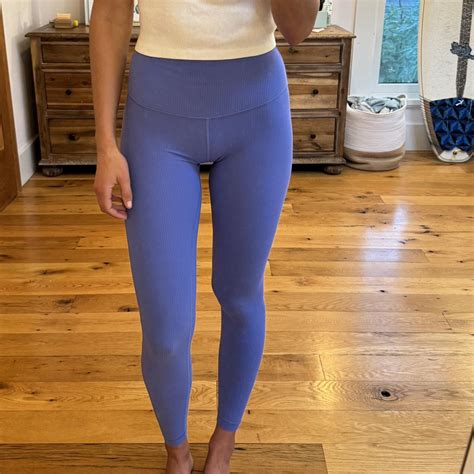 Lululemon Ribbed Align Legggings Size 4 Barely Worn Depop