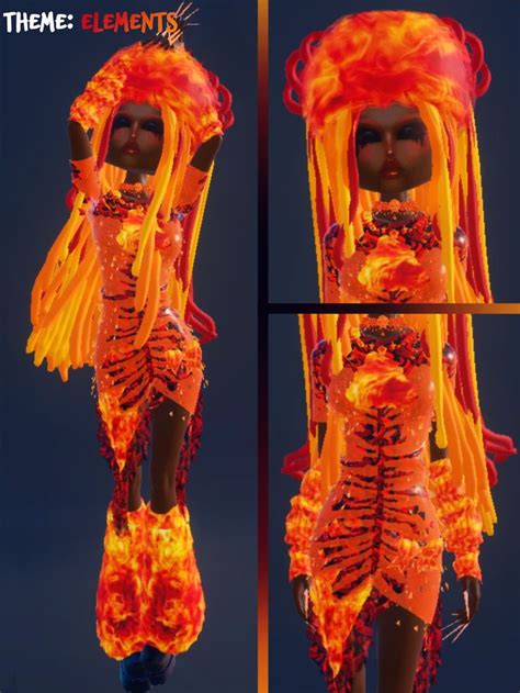 Dress To Impress Elements Theme Dress To Impress Element Dress Dress