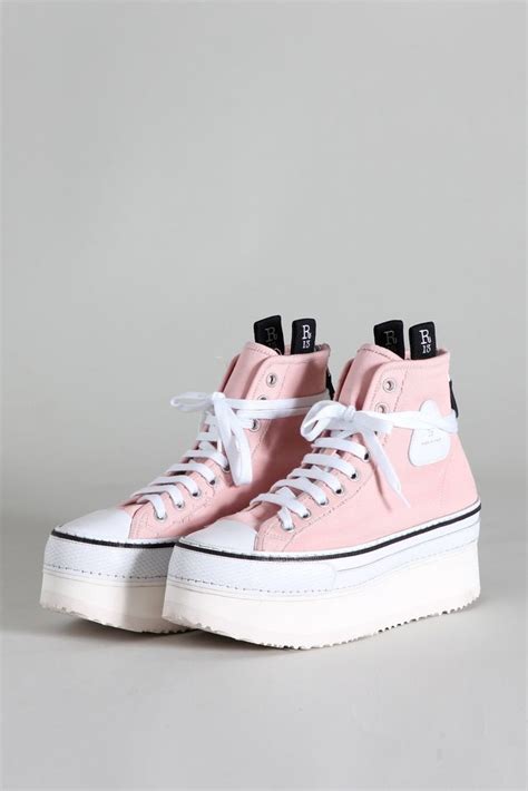 Courtney Platform High Top Sneaker Pink Pink 35 R13s0071