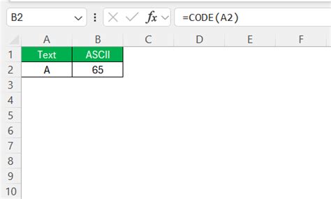 Insertar Carácter Ascii En Excel