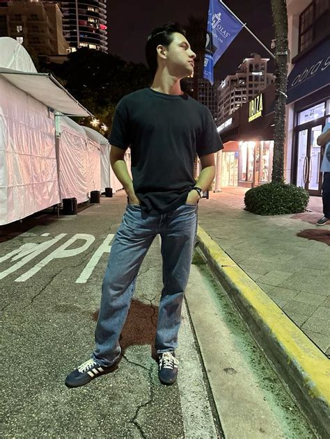 Mens Casual Fit Navy Sambas Outfit Navy Sambas Blue Sambas Nightlife I 2024