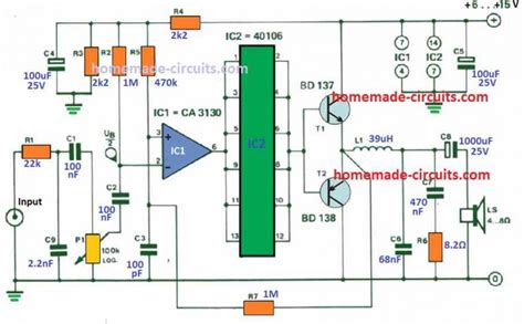 Efficient PWM Amplifier Circuits Explained Homemade Circuit Projects