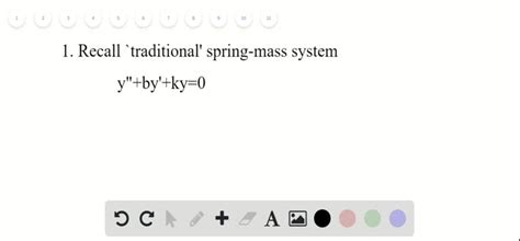 Solvedthe Given Differential Equation Is A Model Of A Damped Nonlinear