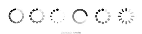 Load Buffer Icon Circle Buffer Preloader Stock Vector Royalty Free