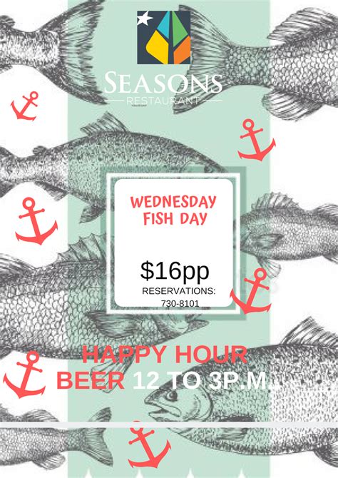 Wednesday Fish Day @ Seasons - Repeating Events (Health, Exercise ...