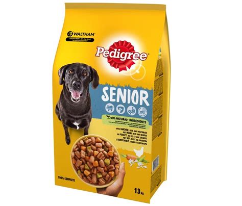 Pedigree Senior Trockenfutter Mit Huhn Reis Und Gemüse 13kg Hund