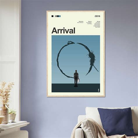 Arrival Movie Poster Retro Movie Poster Film Poster Full Size Poster Ready To Hang Citiesbox