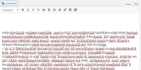 Unicode Kannada Text In Wordpress Editor Stack Overflow
