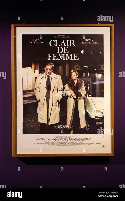 Cannes France August 3 2023 Vintage Movie Poster With Romy