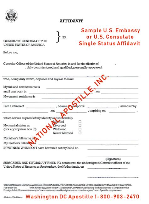 Single Status Affidavit Form Dallas County 2024