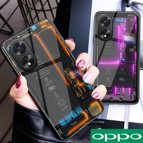 Jual [s16] Softcase Kaca Oppo A80 A60 A3 Pro A38 A58 A78 17 A17k A57