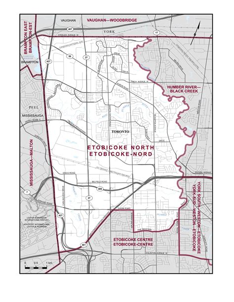 Etobicoke North Maps And Boundary Descriptions 2023 Representation Orders Elections Canada