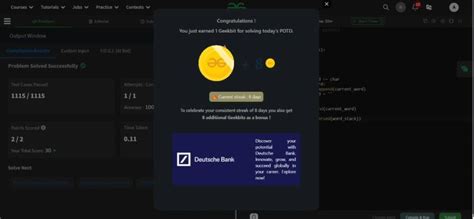 abishek kumar ts on linkedin geekstreak2024 deutschebank