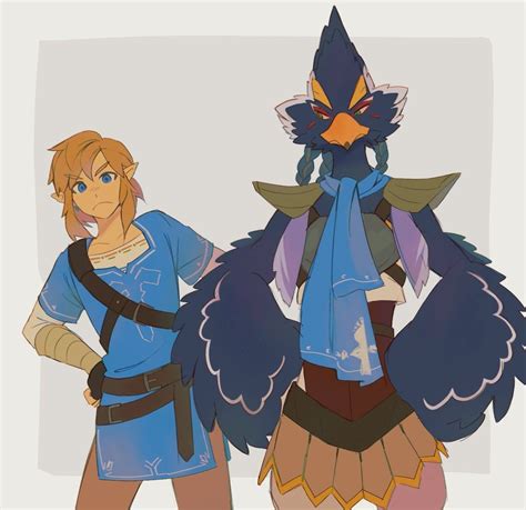 Link X Revali Legend Of Zelda Zelda Funny Zelda Art