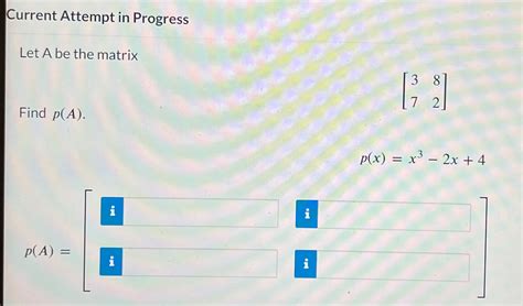 solved current attempt in progresslet a ﻿be the matrixfind