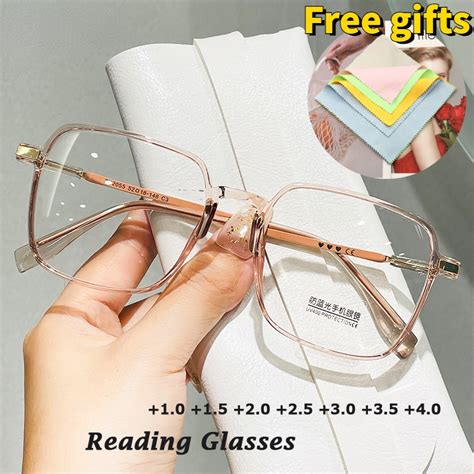 50 To 400 Fashion Reading Glasses Anti Radiation Eyeglasses With