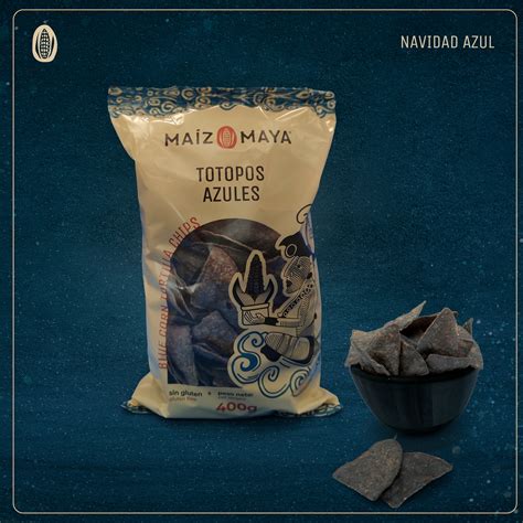 Totopos De Maíz Azul 400 Gr