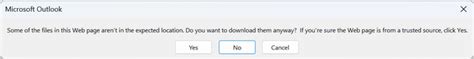 outlook 365 asking to download signature image r office365