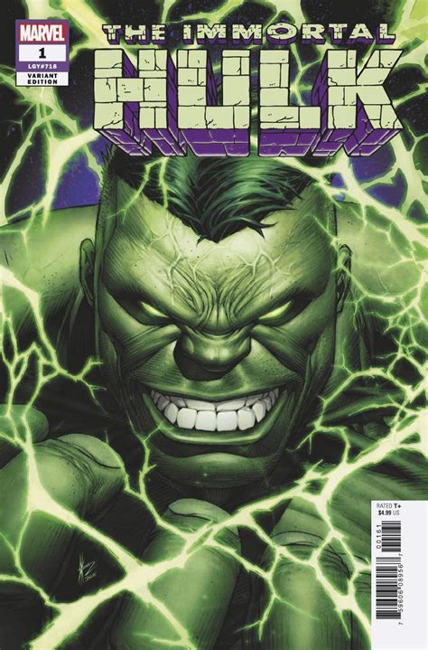 Immortal Hulk 1 Cover E Incentive Dale Keown Variant Cover Midtown