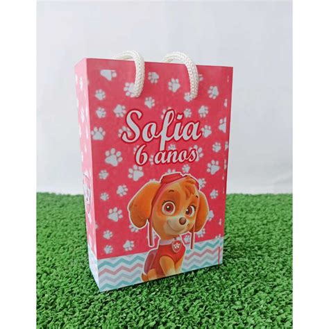 Sacolinha Surpresa Personalizada Skye Pegue E Monte Shopee Brasil