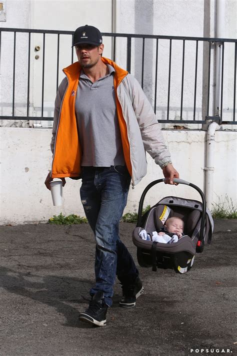 Josh Duhamel Took His Son Axl Duhamel Out For A Meal In La Cute Celebrity Family Pictures