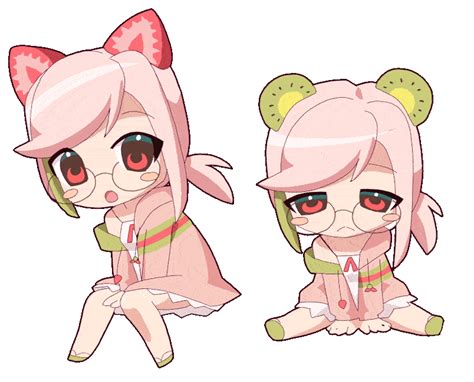Colinarmis Original Animated Animated  1girl Blush Stickers