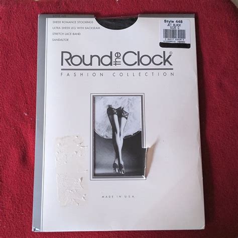 Round The Clock Accessories Round The Clock Vintage Jet Black Sheer